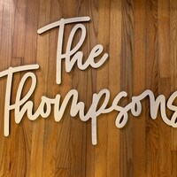 Last Name Wood Sign Word Cut Out Large Custom Wood Signs - Etsy