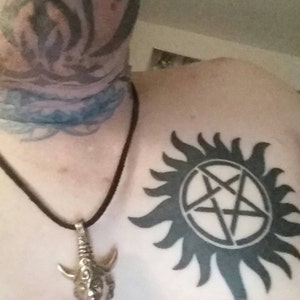 Solid Bronze Handmade Supernatural Samulet Dean's Necklace - Etsy