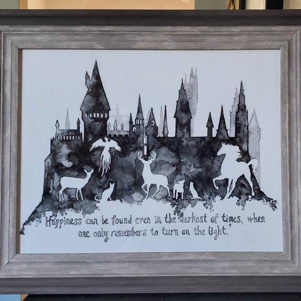 Fantasy Quote Painting, Wizard School, Wizard Castle, Fantasy Art ...