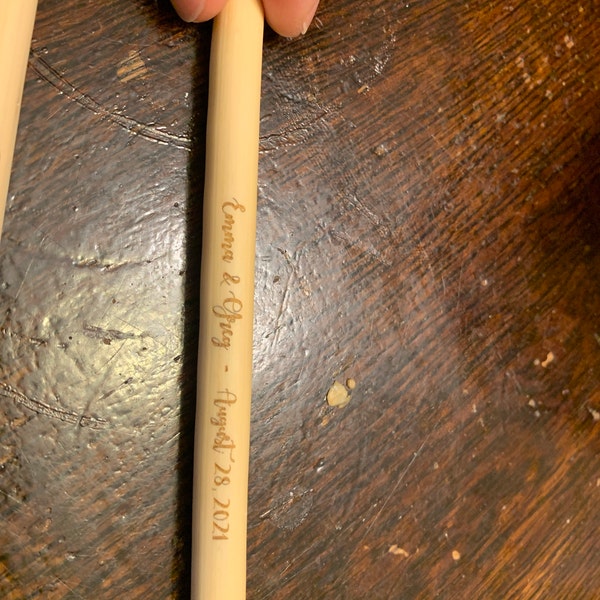 Personalized Bamboo Straws, Reusable Straw, Custom Engraved Bamboo ...