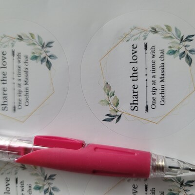 Custom Happy Valentine's Day Stickers, Personalized Valentines Day ...