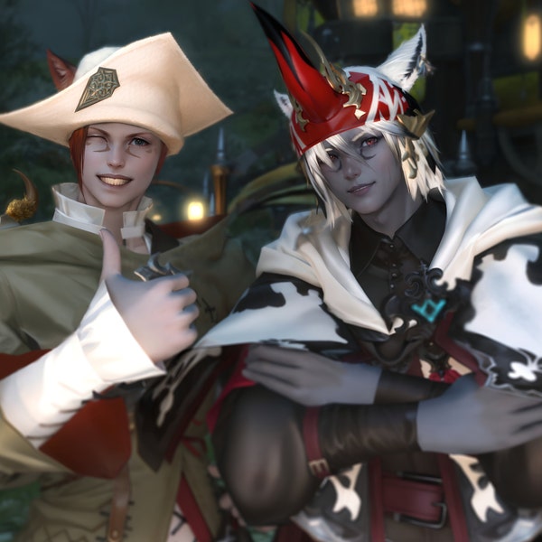 Final Fantasy XIV Static Portrait Commission - Etsy