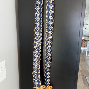 Baseball Ribbon Lei/graduation Leis/senior Night/sport Night/graduation ...