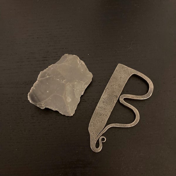 Traditional Viking Era Style Firesteel. Bushcraft Flint and Steel. - Etsy