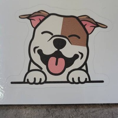 Tricolor Corgi on Board Car Decal Sticker / Peeking Black Corgi Dog ...