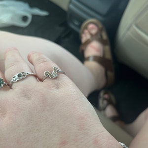 Crossbone Skull Toe Ring Skull Ring Skull Toering Silver - Etsy