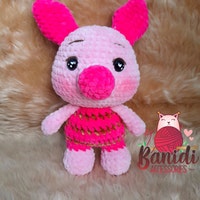Winnie the Pooh Crochet Pattern, Crochet Piglet, Crochet Pooh, Crochet ...