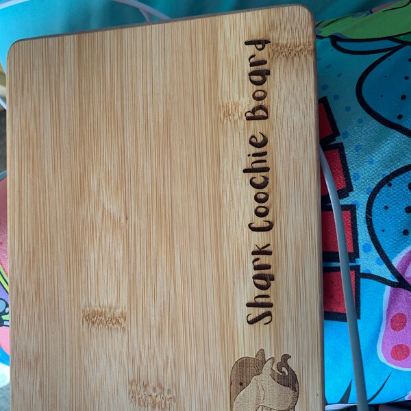 Shark Coochie Board Charcuterie Board Funny Stocking Stuffer White ...