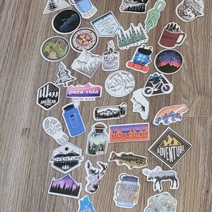 50 Outdoor Camping Hiking Stickers Pack Nature Set Lot - Etsy