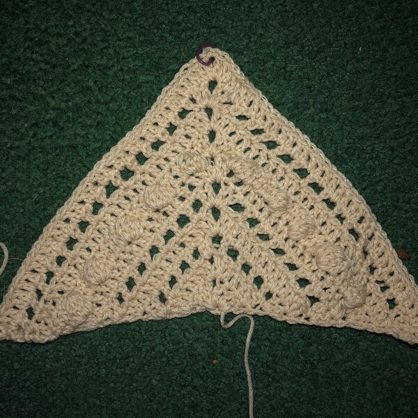 CROCHET PATTERN ⨯ Lace Shawl Crochet Pattern, Triangle Scarf Crochet ...
