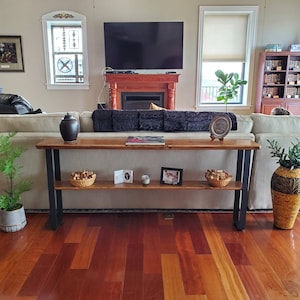 Entryway Console Table With Distressed Wood, Console Table, Entryway ...