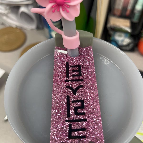 Stanley Cherry Blossom Tumbler Name Tag Name in Japanese Stanley Cup ...