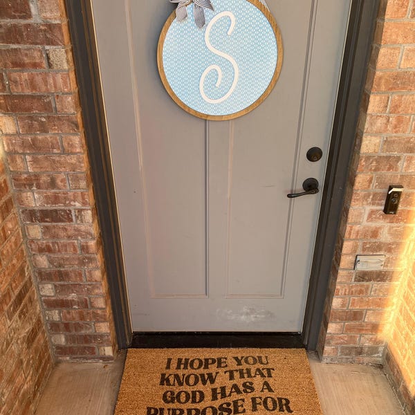 Christian Doormat Housewarming Gift Idea for Women Inspirational ...