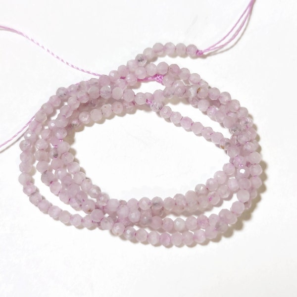 Natural Kunzite Gemstone Violet Purple Grade AA 2mm 3mm 4mm Micro ...