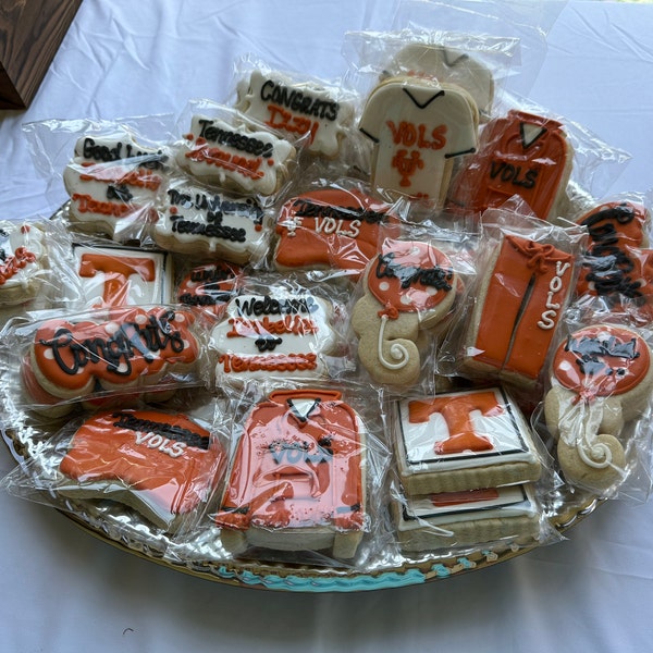 University of Tennessee Sugar Cookies - Etsy