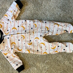 MATEI Footie One Piece Jumpsuit Pattern, Baby Onesie Pdf Pattern ...