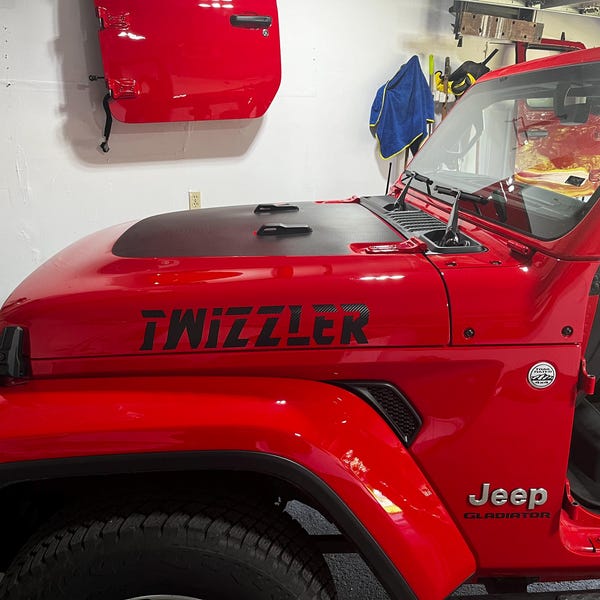 Custom Hood Name Decal | Car Vinyl Sticker Banners | Offroad Vehicles ...
