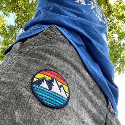 Mountain Embroidered Patch 2.5 - Etsy