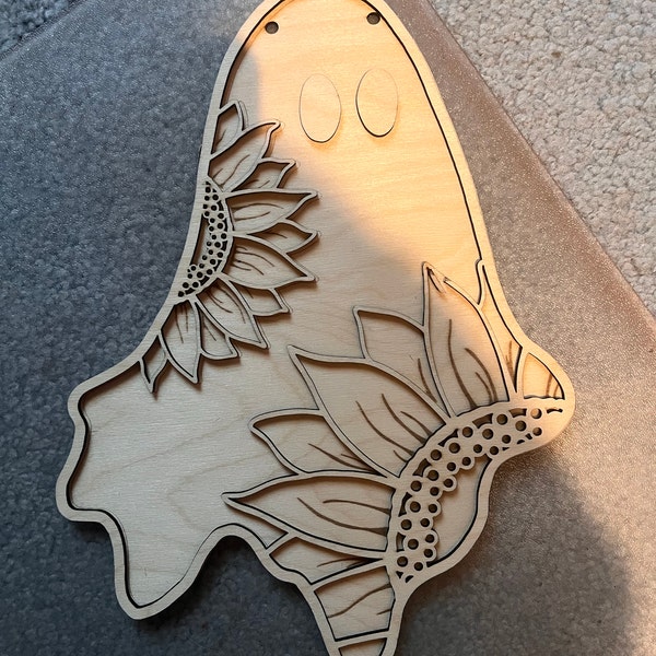 Sunflower Welcome, Front Door Sign, SVG, Laser Cut Files, Lightburn ...