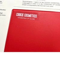 Custom Lip Gloss Labels | Clear Lip Gloss Stickers | Cosmetic Labels ...