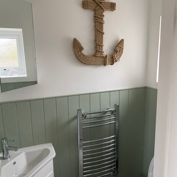 Rope Anchor, Wall Art, Nautical Decor, Beach Home, 2ft Large - Etsy