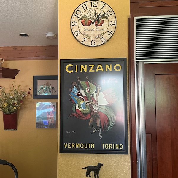 Personalized Italian Kitchen Clock - Etsy