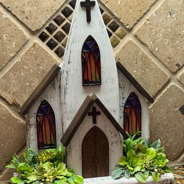 Wood Handcrafted Churches - Etsy