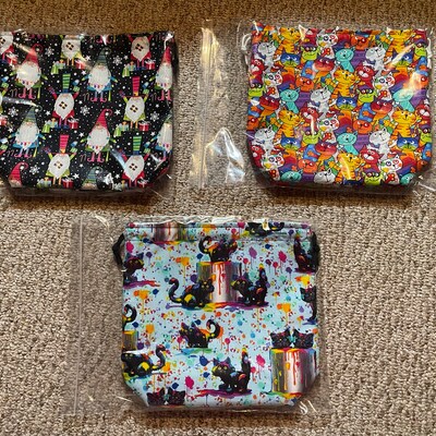 Fox Drawstring Bag Handmade Drawstring Bag Drawstring - Etsy