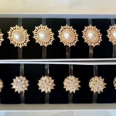 Cutie Pie Mini White Resin Roses NO SEW Clip on Button Covers Set of 6 ...