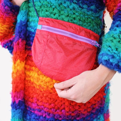 Single Drawstring Pouch Made From Ultralight Recycled Ripstop Nylon ...