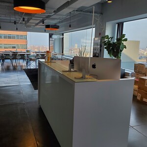 60w X 18h Clamp on Cubicle Panel Extender Sneeze - Etsy