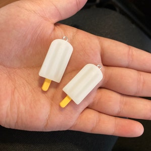 2pc or 10pc Colorful Popsicle Charms Pastel Pink Charm ombre Popsicle ...