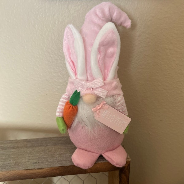 Easter Gnome, Spring Gnome, Easter Bunny Decoration Standing Bunny ...