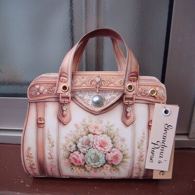 Pink Roses Junk Journal Kit, Printable, Shabby Chic, Flowers, Botanical ...