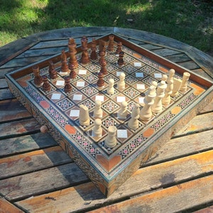 Backgammon Set 21 Inches Luxury Backgammon Board HQ Solid - Etsy