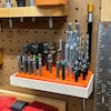 Wall Mounted Drill Bit Organizer | 60 Slots | Hex Bits Holder | Storage for Drillbits | Garage ...