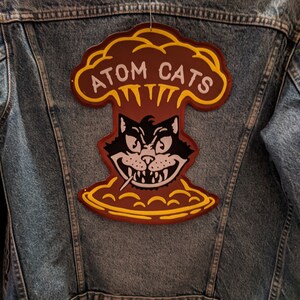 Atom Cats Patch Large Embroidered Fallout - Etsy