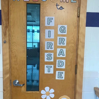 Boho Tropics Where Are We Classroom Door Sign editable - Etsy