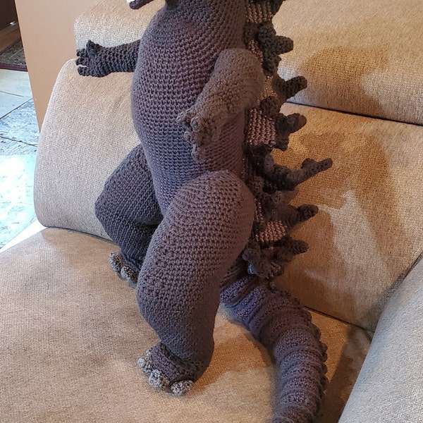 Crochet Giant Godzilla _ Godzilla Monsterverse _ PDF English Crochet Pattern of Godzilla - Etsy