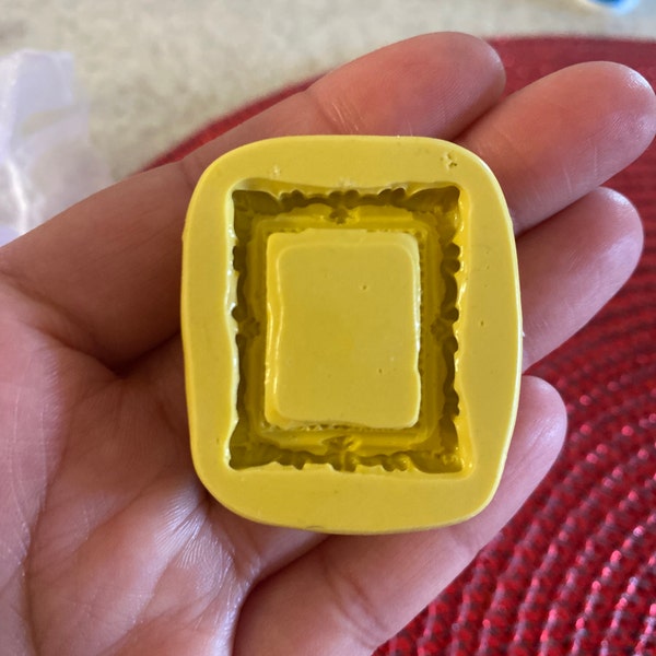 MINIATURE Picture Frame MOLD Silicone Doll House 1 12 Scale 1:24 1/2 ...