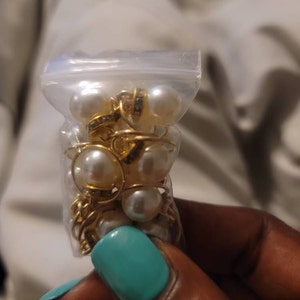 Set of 8 Natural Cowrie Shell Braid Rings, Loc Rings, Brass Rings, Loc ...