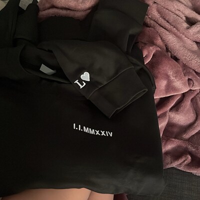 Sweat pour couple, sweat avec date de rencontre, sweat st valentin ...