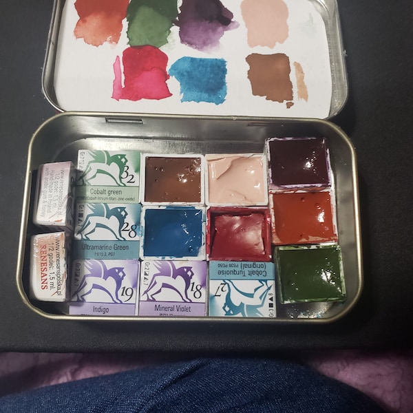 Renesans Watercolor Paint Half Pan. Professional Artist Grade. - Etsy
