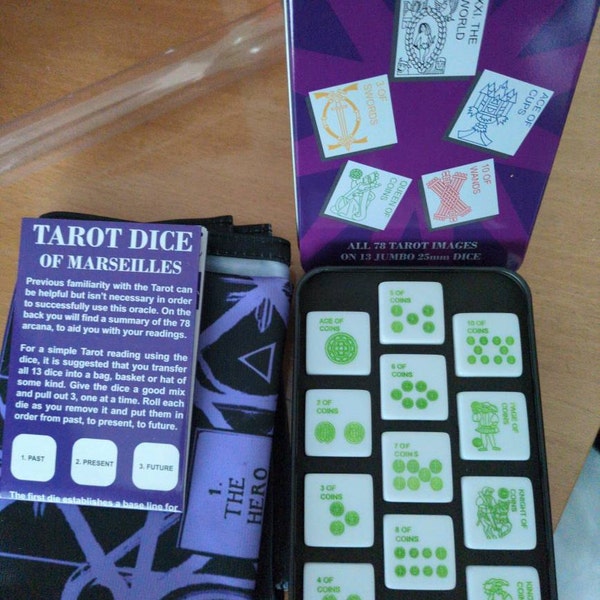 Set of I-CHING Dice With INSTRUCTIONS, Oracle Divination - Etsy