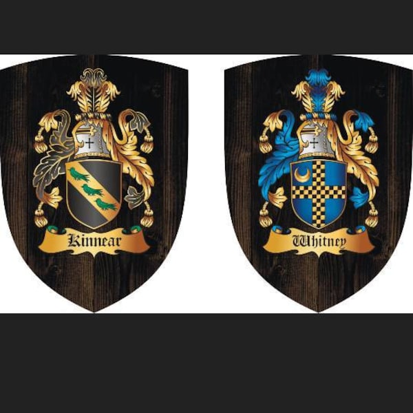 20"х15"family Surname & Coat of Arms History,designed as an Original ...