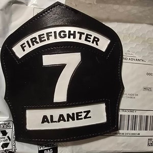 Custom Fire Helmet Shield - Etsy