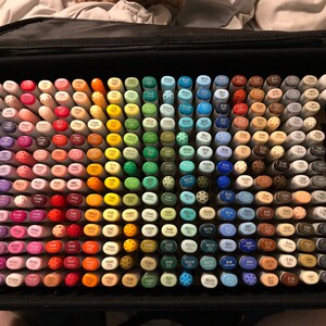 Copic Marker Insert Only for Black Bag Holds 276 Markers | Etsy