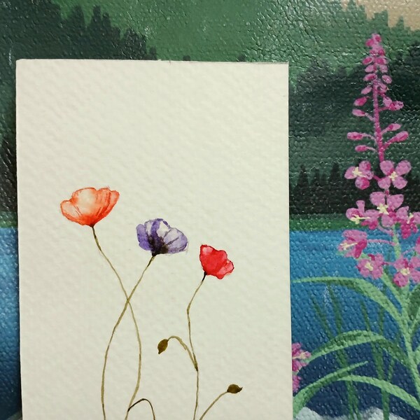 Printable Birthday Card With Flowers, Floral Birthday Card, Printable ...