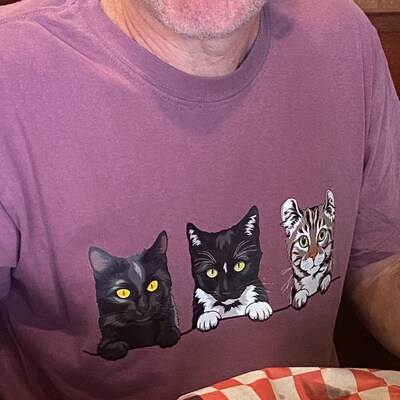 Custom Cat Shirt, Comfort Colors Shirt, Personalized Cat Shirt, Cat ...