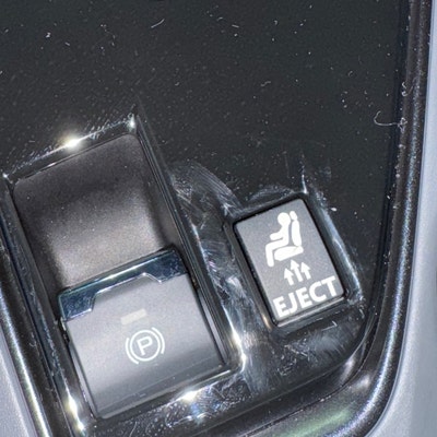 Do Not Press Button Decal, Car Decal, Eject Passenger Button, Blank ...